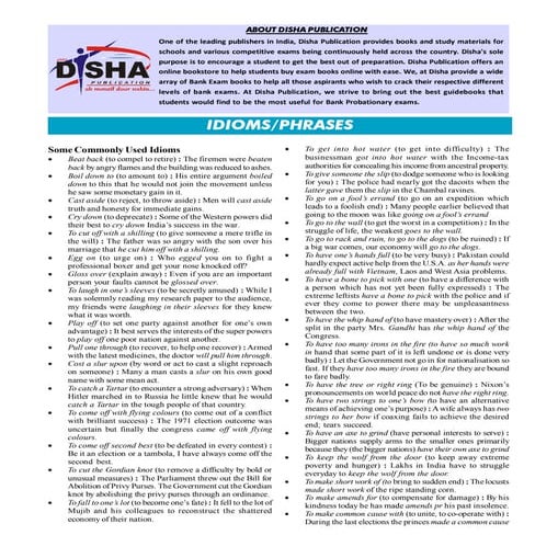Idioms & phrases | PDF