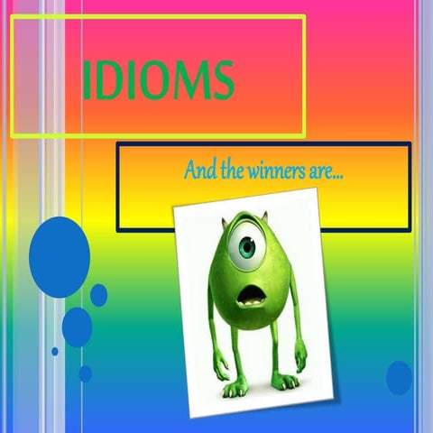 Idioms pp | PPTX