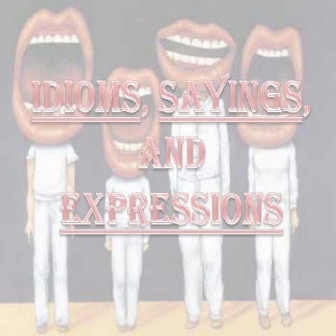 Idioms | PPT