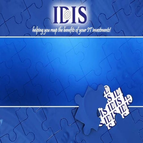 IDIS Company Overview | PPTX | IT and Internet Support | Internet