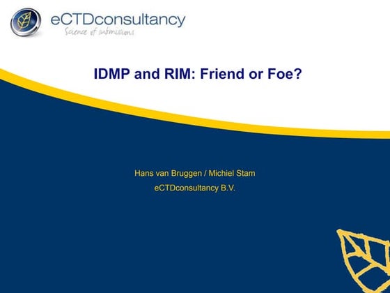 IDMP | PDF | Databases | Computer Software and Applications