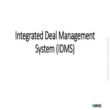 IDMS | PPT
