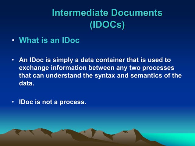 SAP IDoc Overview and Outbound IDoc.pptx