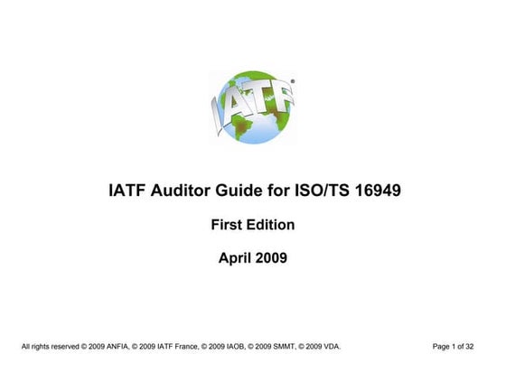 IATF 16949 CLAUSES TRAINING MATERIAL BRIEF | PPTX