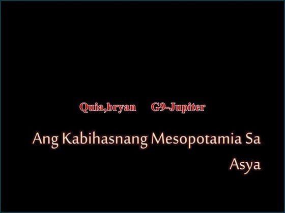 Ang mga sumerians | PPTX