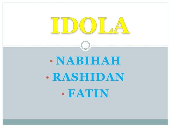 Idola | PPT