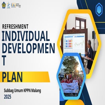 memahami individual development plan (idp) | PPTX