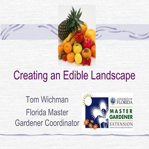 Edible landscape ed (3) | PPT