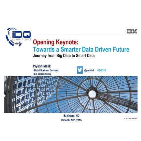 Towards a Smarter Data Driven Future | PDF
