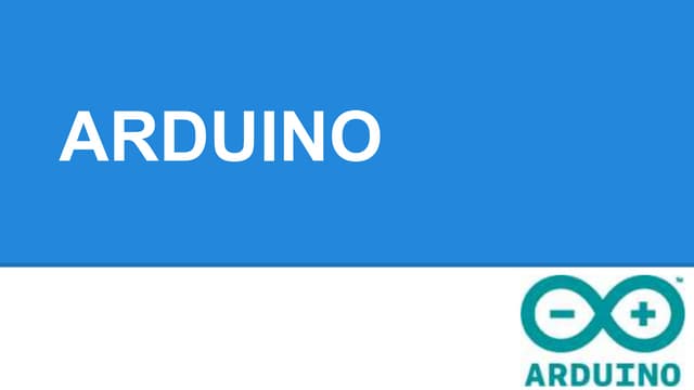Arduino Ppt