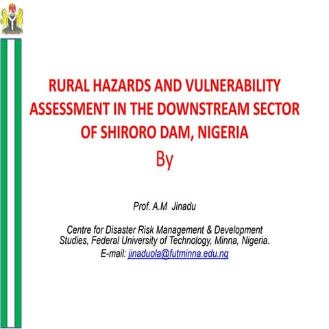 Rural hazards and vulnerability assessment in the downstream sector of ...