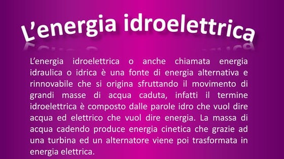 Presentazione le energia rinnovabili | PPT