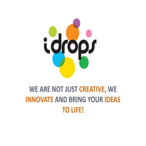 idrops: How to innovate and bring ideas to live - Nathalie Goethals | PPTX