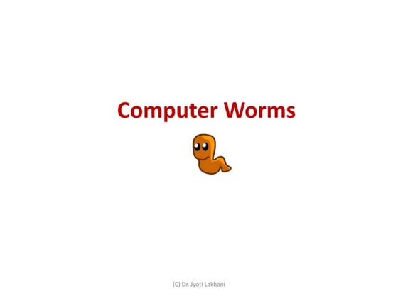 Survey on Computer Worms | PDF