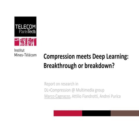 Activity report on Deep-learning based compression | PPTX | Video ...