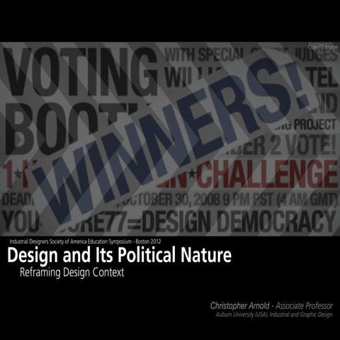Design and Its Political Nature: Reframing Design Context | PPT