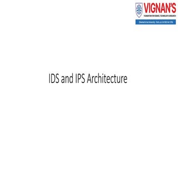 IDS and IPS Architecture.pptx IDS and IPS Architecture.pptx