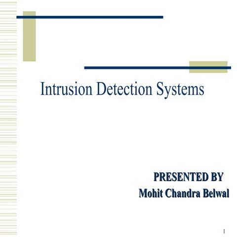 Intrusion detection and prevention system