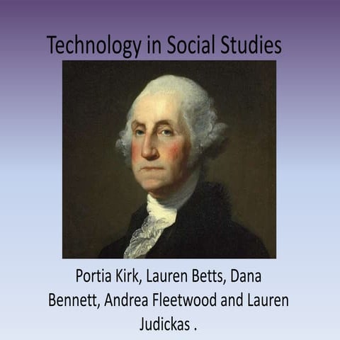 Idt Technology In Social Studies | PPT