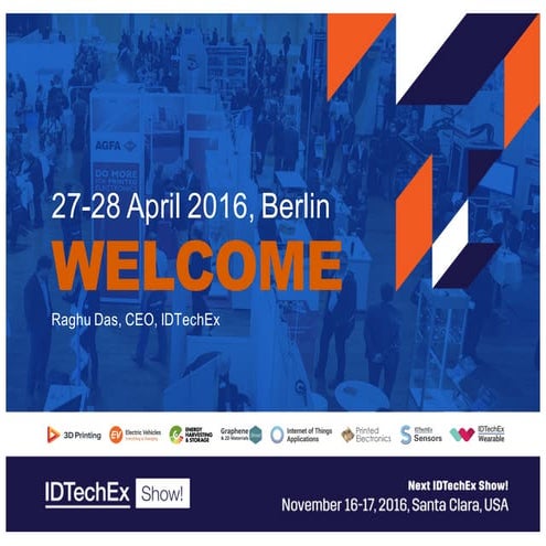 IDTechEx Show! in Berlin Opening Remarks | PDF