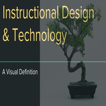 Instructional Design & Technology Overview | PPTX
