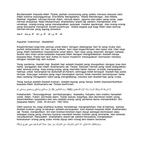 Idul adha 2014 | PDF