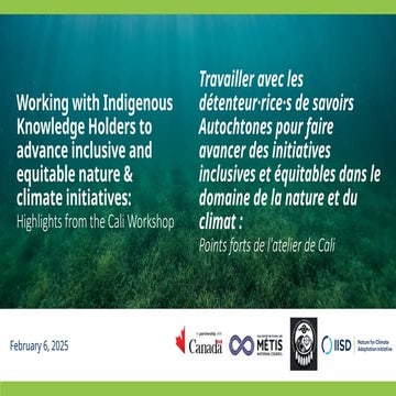 Indigenous Knowledge Sharing and Partnerships | PPTX