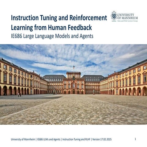 Instruction Tuning and Reinforcement Learning from Human Feedback Data and Web Science Group ...