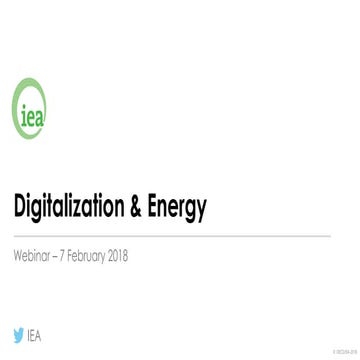 Webinar: Digitalization & Energy | PDF