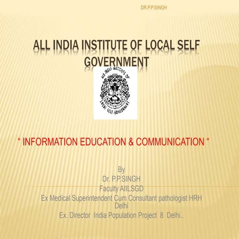 Information Education Communication | PPT