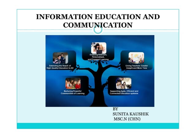 INFORMATION,EDUCATION AND COMMUNICATION(IEC) | PPTX