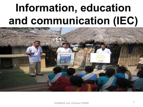 Information education and communication (IEC) | PPT