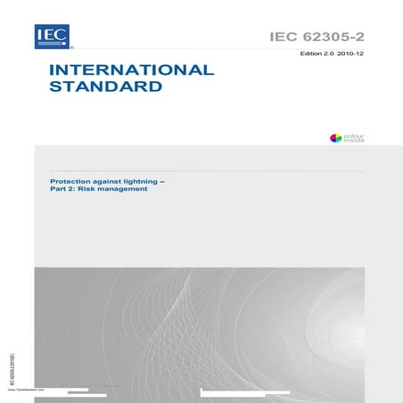 IEC62305-2.pdf Protection against lightning – Part 2: Risk management | PDF