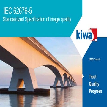 Iec 62676 5 standardized spezification of image quality | PPTX