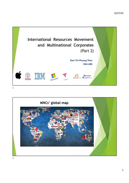 Multinational Corporations (MNCs) | PPT