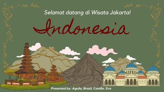 Indonesia presentation (English) | PPTX | Asia Travel | Travel Locations