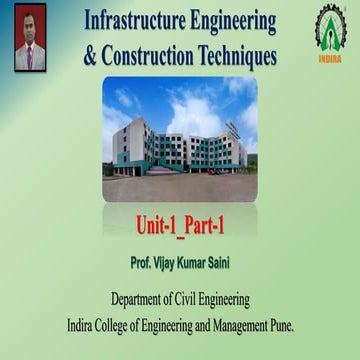 Infrastructure Engineering-Part-1 | PPT