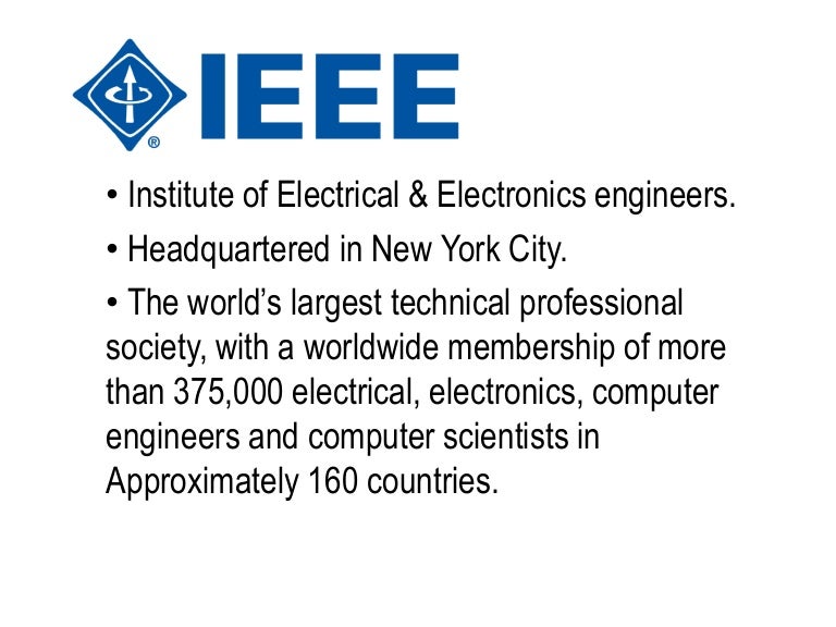 IEEE introduction