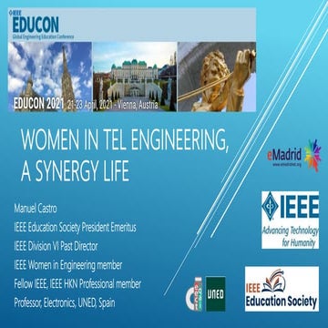 IEEE EDUCON 2021 Manuel Castro Keynote | PPT