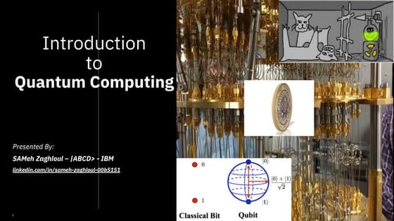Introduction to Quantum Computing with Qiskit | PPTX | Physics | Science