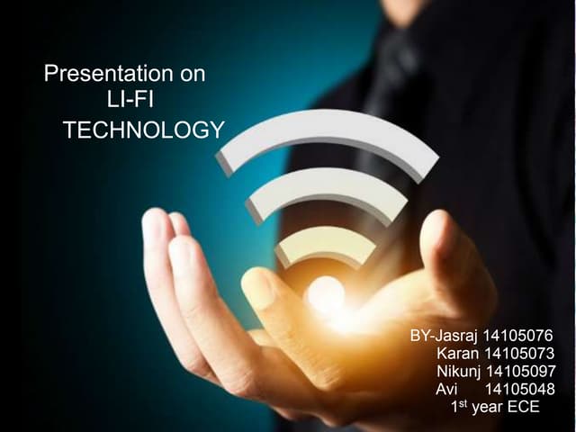 Li-Fi Technology PPT | PDF