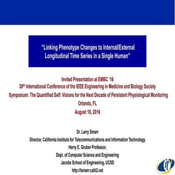 Linking Phenotype Changes to Internal/External Longitudinal Time Series ...