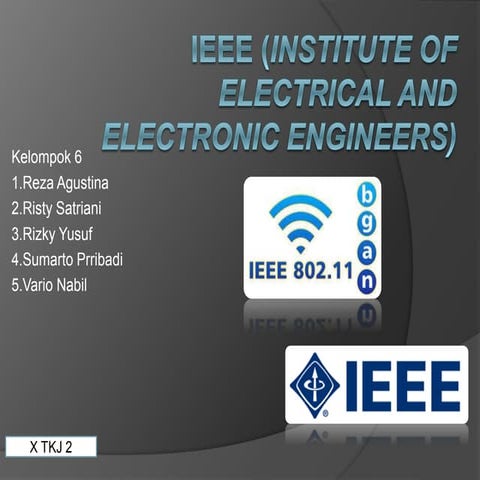 IEEE (Institute of Electrical and Electronic Engineers | PPTX