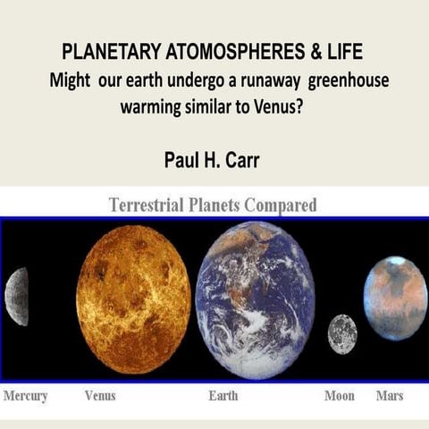 Planetary Atmospheres & Life | PPTX | Geography | Science