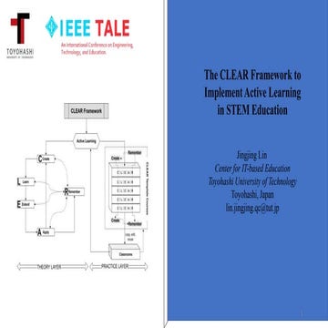 The CLEAR Framework to Implement Active Learning in STEM Education | PPT