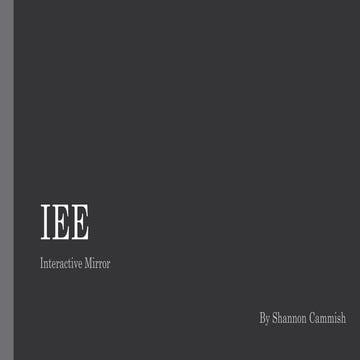 IEE Presentation | PPTX