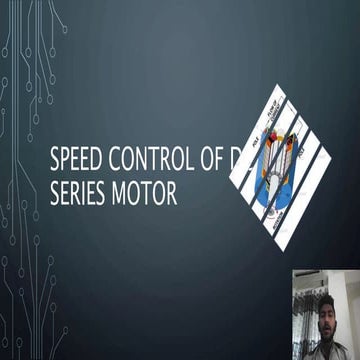 DC series motor | PPTX