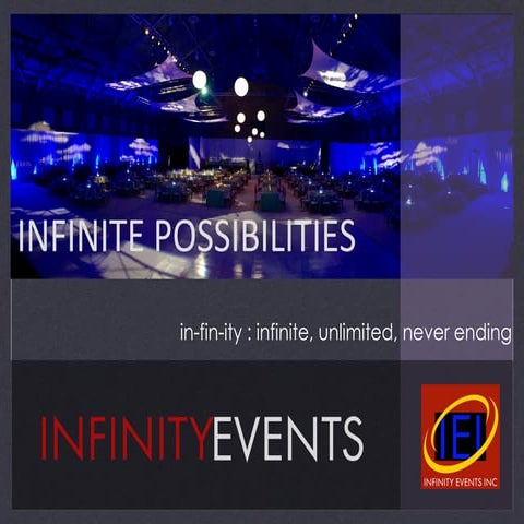 Infinity Events Inc Digital Brochure | PPT