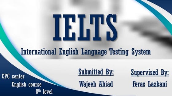 Ielts overview | PPTX