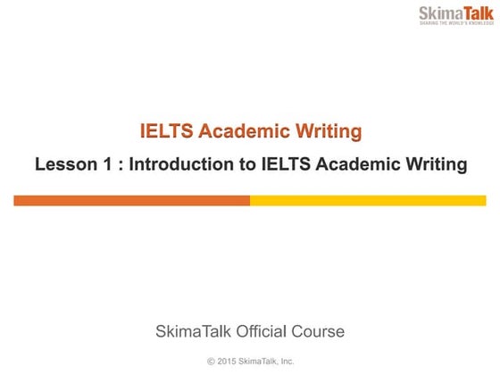 IELTS Academic Writing Lesson 7 | PDF